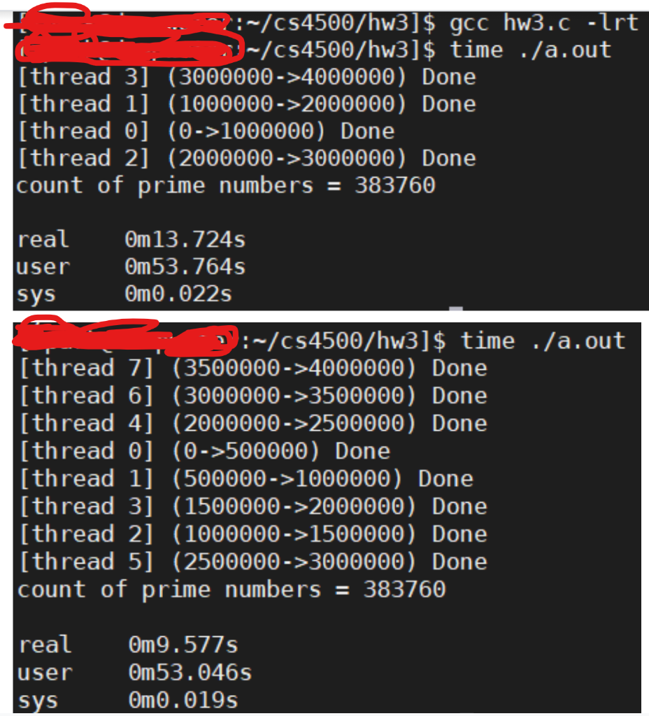 Attached Files: hw3a.c (482 B) thread_example.c | Chegg.com