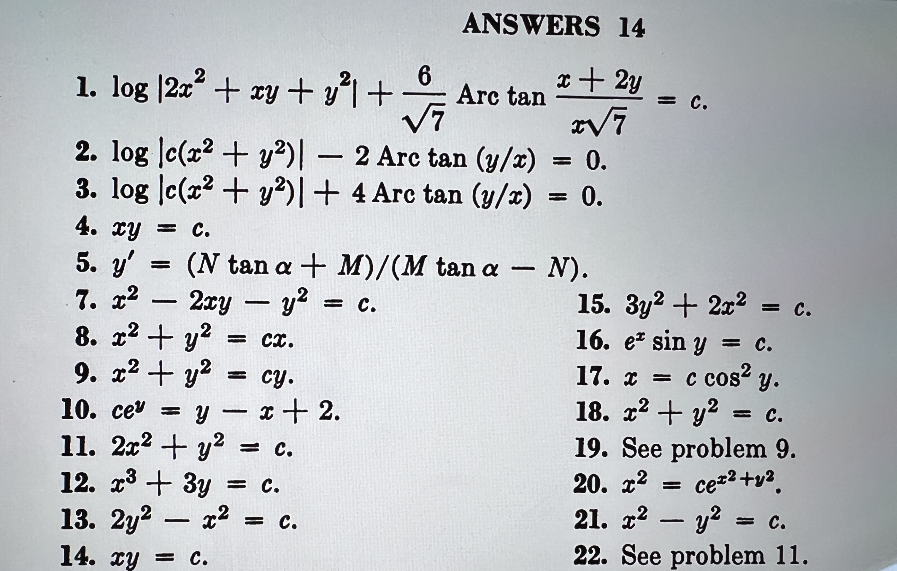 Solved Find in rectangular form the orthogonal trajectories | Chegg.com
