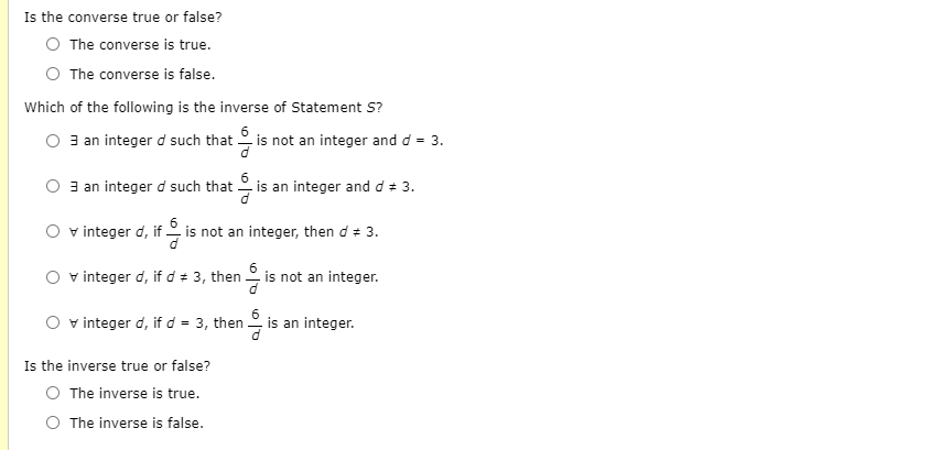Solved Let Statement s be the following. integer d, if is an | Chegg.com