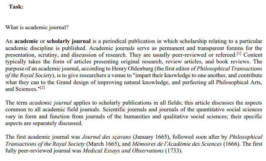 What is academic journal? An academic or scholarly | Chegg.com