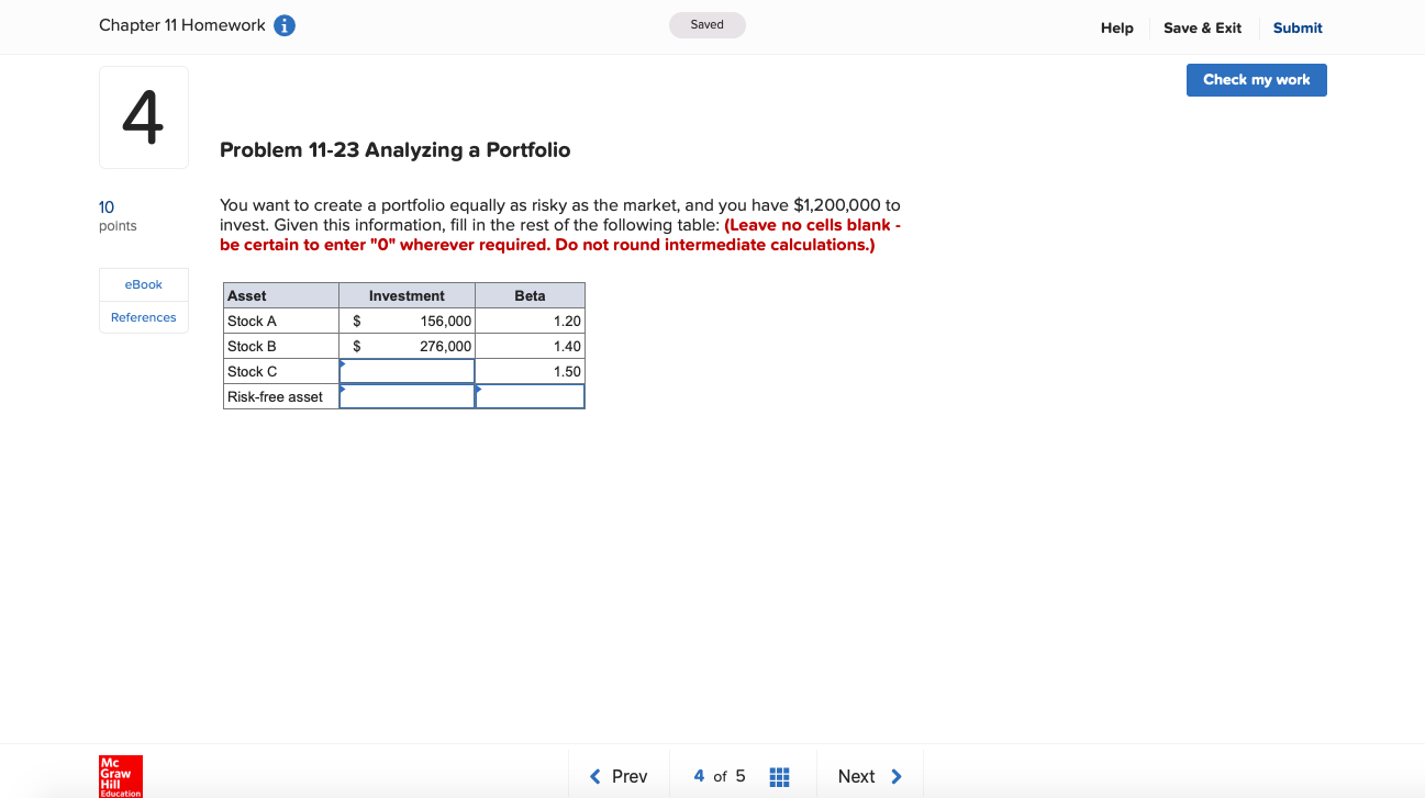Solved Chapter 11 Homework i Saved Help Save & Exit Submit | Chegg.com
