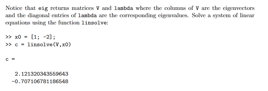 Solved 1. Consider a homogeneous n-dimensional linear system | Chegg.com