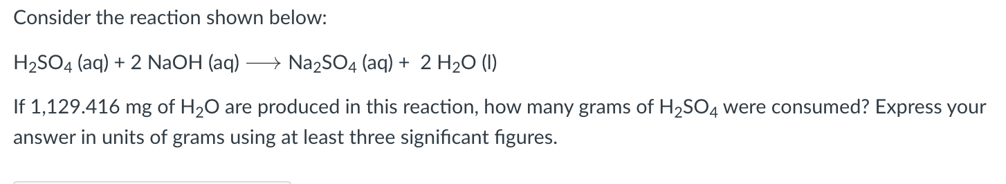Solved Consider the reaction shown | Chegg.com