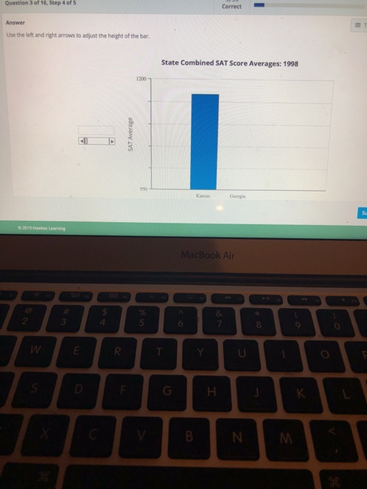 Solved 3/39 Correct Question 3 of 16, Step 4 of 5 Construct | Chegg.com