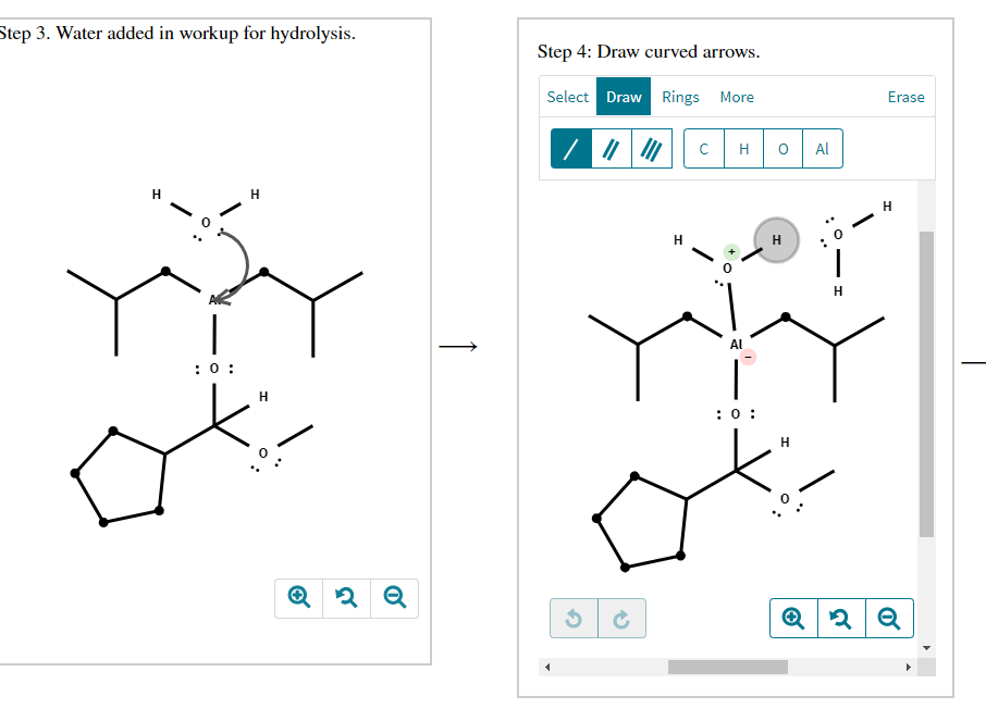 Solved Complete the mechanism for the DIBAL-H | Chegg.com