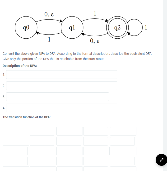 Convert the above given NFA to DFA. According to the | Chegg.com Convert the above given NFA to DFA. According to the | Chegg.com