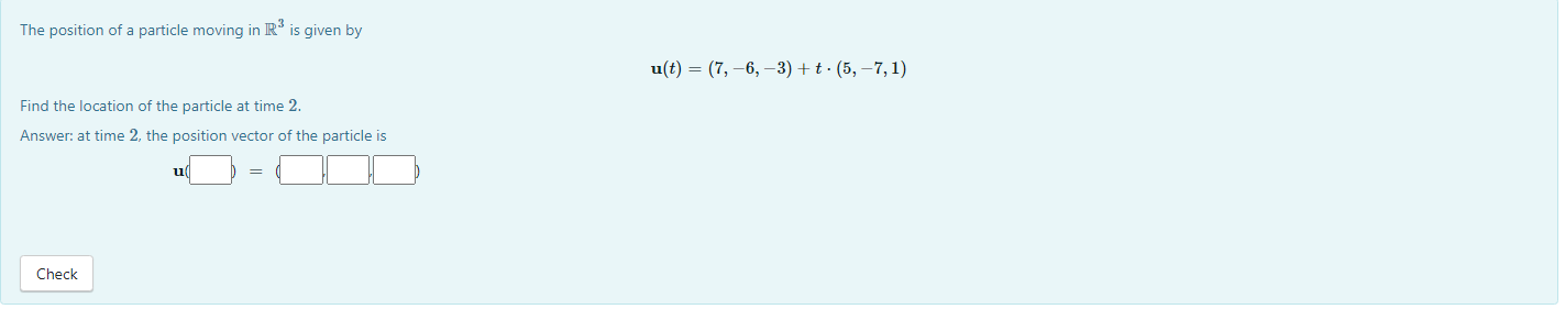 Solved The position of a particle moving in R3 is given by | Chegg.com