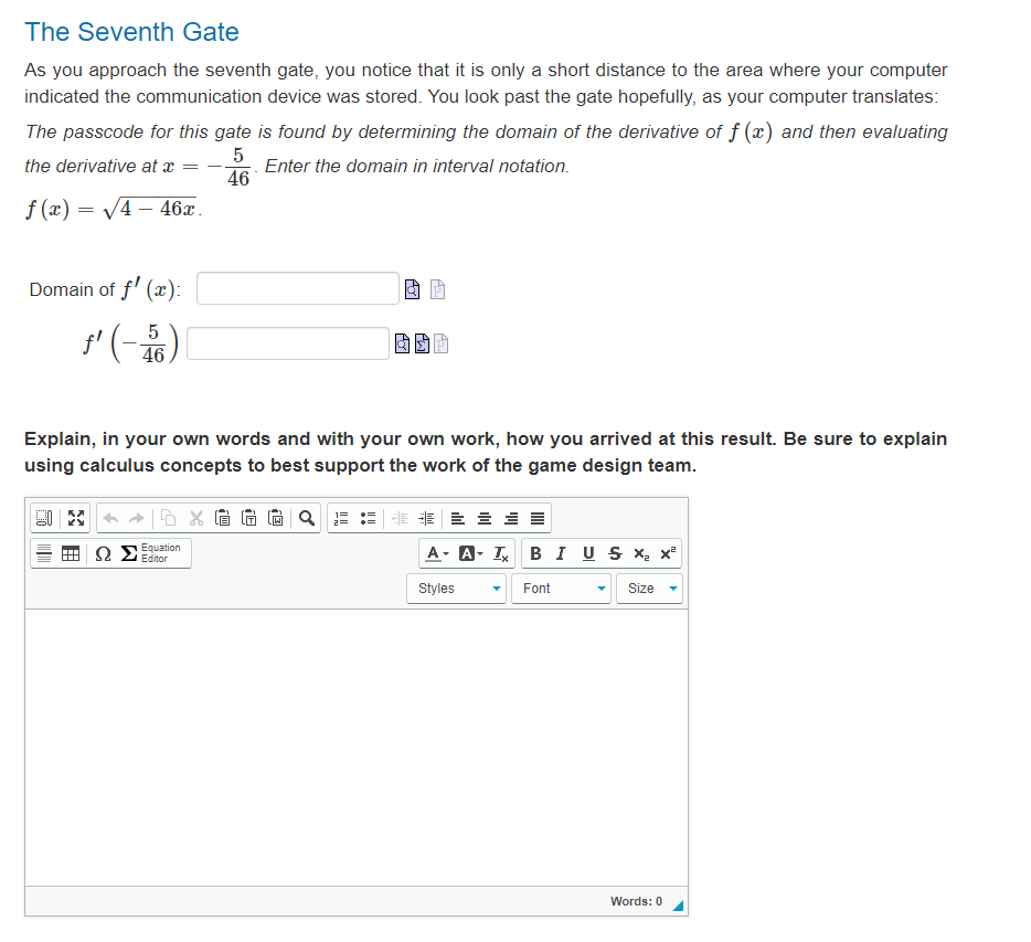 Solved As you approach the seventh gate, you notice that it | Chegg.com