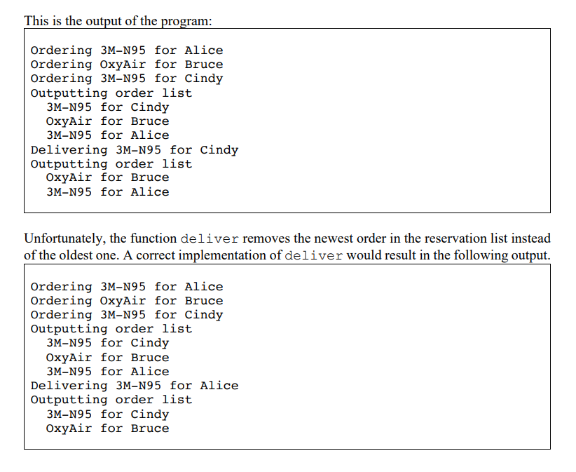 Solved Consider a reservation system for surgical mask | Chegg.com
