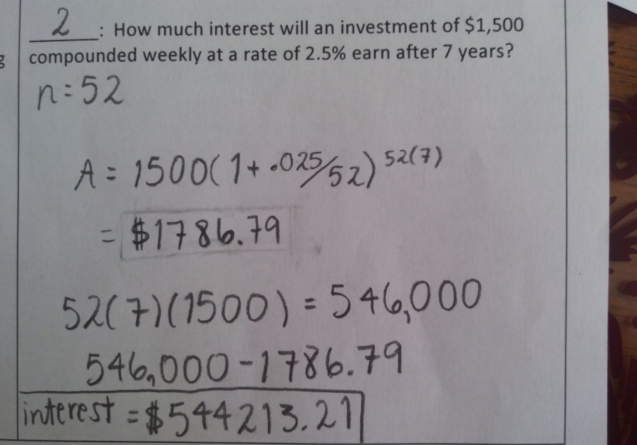 Solved I am working with compound interest right now and | Chegg.com