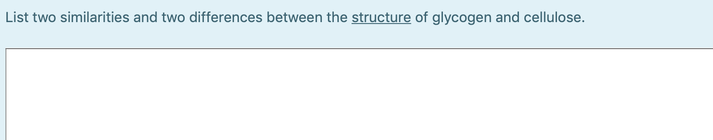 Solved List two similarities and two differences between the | Chegg.com