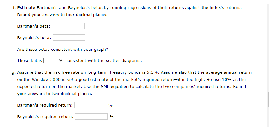 Solved b. Calculate the standard deviations of the returns | Chegg.com