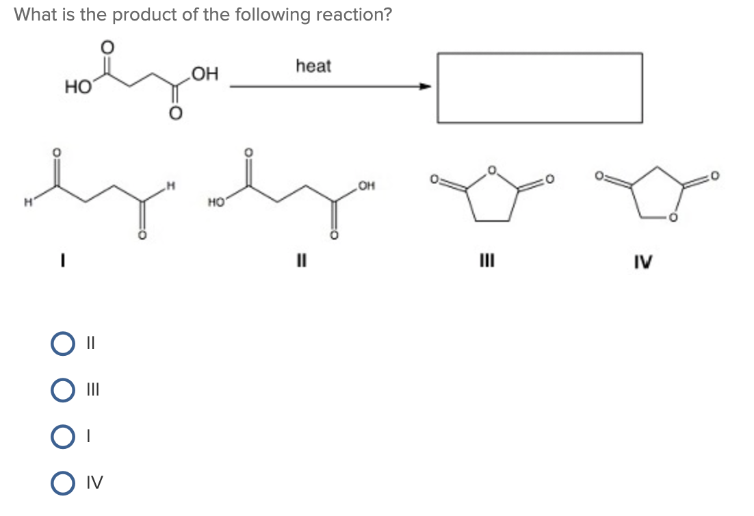 Solved What is the product of the following reaction? OH | Chegg.com