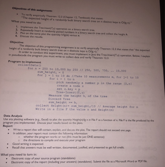 binary search tree java