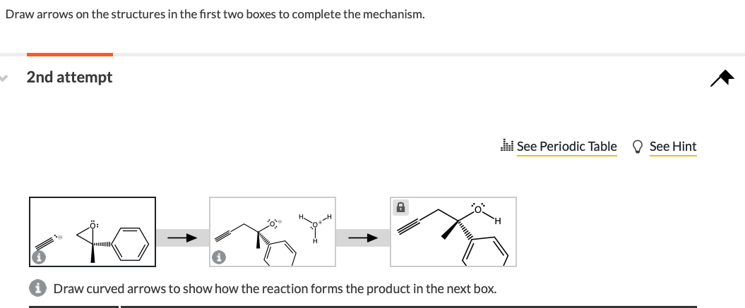 Solved Draw arrows on the structures in the first two boxes | Chegg.com