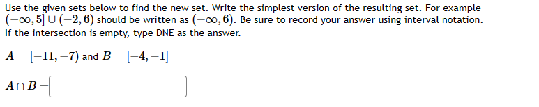 Solved Use the given sets below to find the new set. Write | Chegg.com