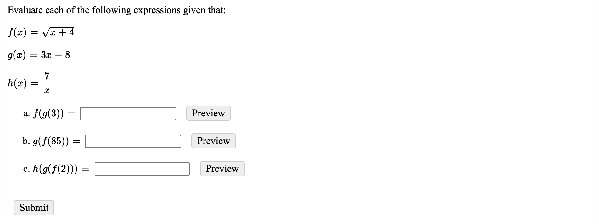 Solved Evaluate each of the following expressions given | Chegg.com
