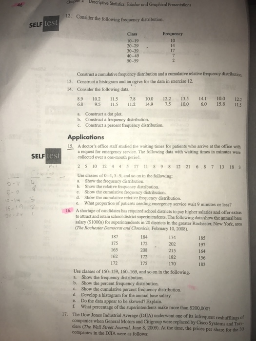 Solved 2 Descriptive Statistics: Tabular and Graphical | Chegg.com