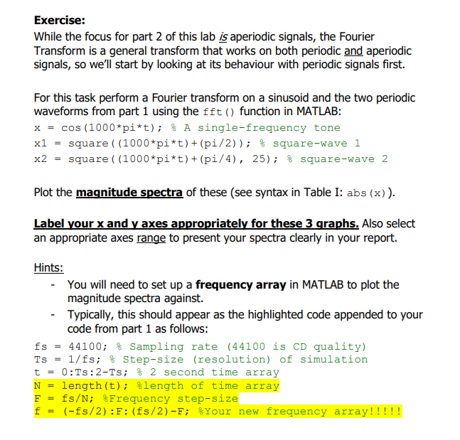 Solved Part 2 of this lab will examine how we can use the | Chegg.com