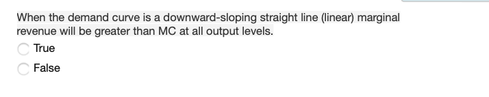 Solved When the demand curve is a downward-sloping straight | Chegg.com