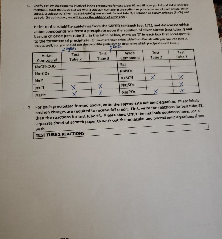 Solved Briefly review the reagents involved in the | Chegg.com