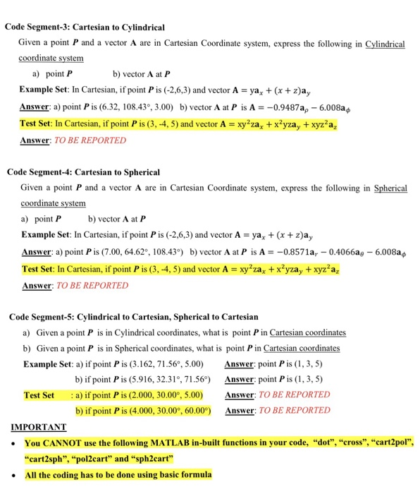 Solved ECE 331: Electromagnetics Lab MATLAB Lab #1: Vector | Chegg.com