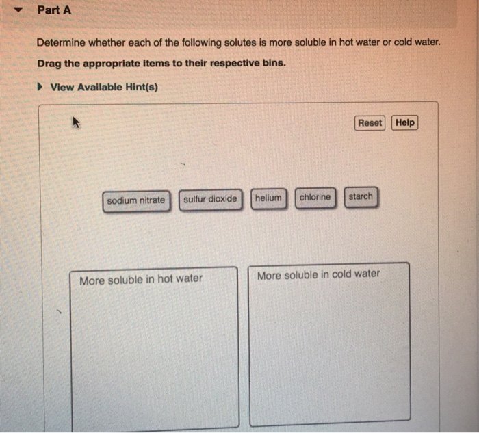 Solved Part A Determine whether each of the following | Chegg.com
