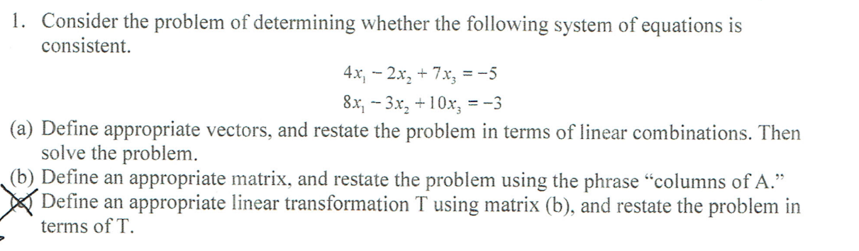 Solved Consider the problem of determining whether the | Chegg.com