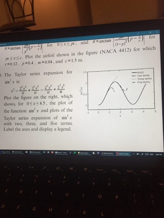 Solved The Taylor series expansion for sin^2 x is: x^2 - | Chegg.com