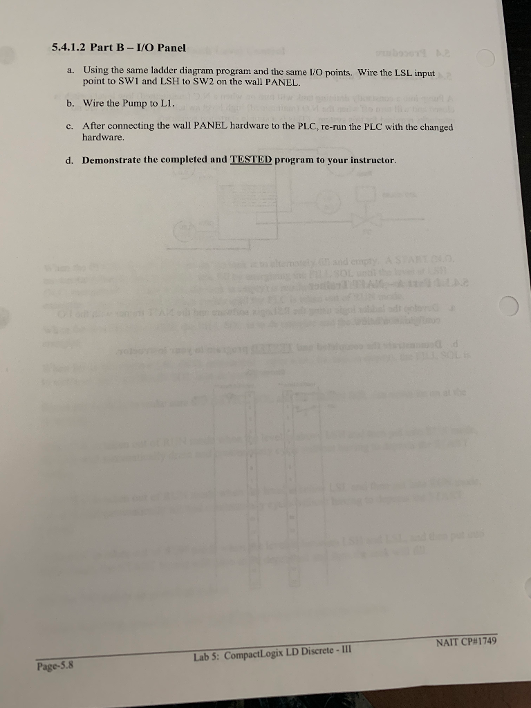 using RS logix to create two ladder diagram | Chegg.com