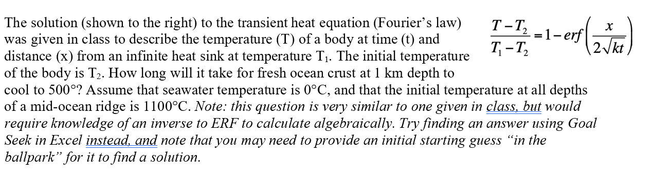 Solved The solution (shown to the right) to the transient | Chegg.com