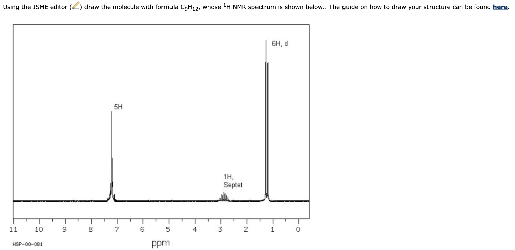 Solved Using the JSME editor (2) draw the molecule with | Chegg.com
