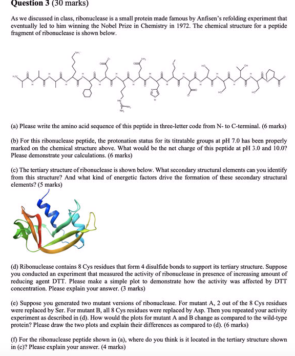 Solved Question 3 (30 marks) As we discussed in class, | Chegg.com