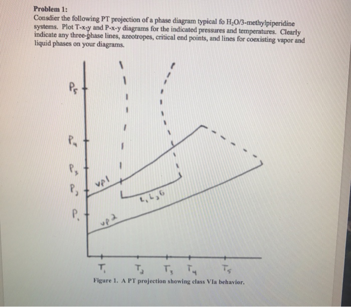 Problem 1: Conshier the following PTproj ection of a | Chegg.com