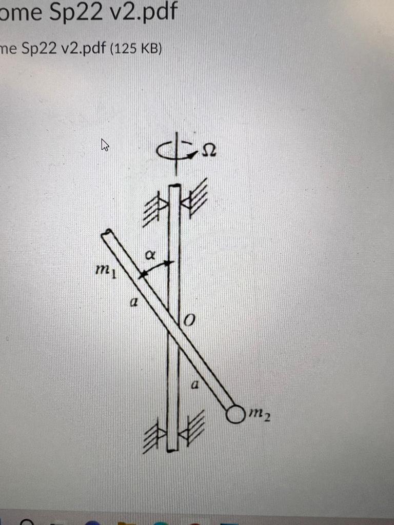 Solved A thin RECTANGULAR rod with a mass on one end is | Chegg.com