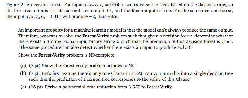 (30 pt) Decision tree is an important model for | Chegg.com