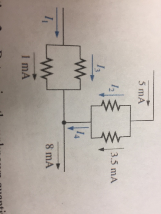 Solved 5 mA 3.5 mA 8 mA l mA | Chegg.com