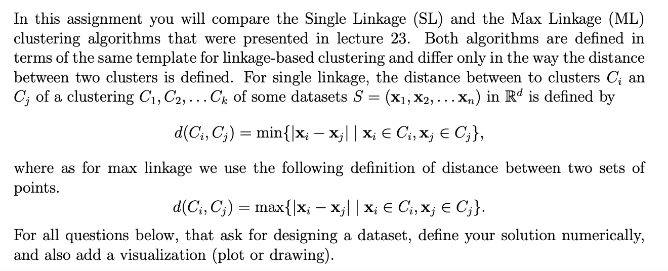 In this assignment you will compare the Single | Chegg.com