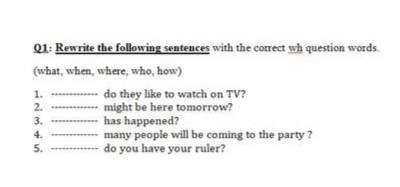 Solved 01. Rewrite the following sentences with the correct | Chegg.com