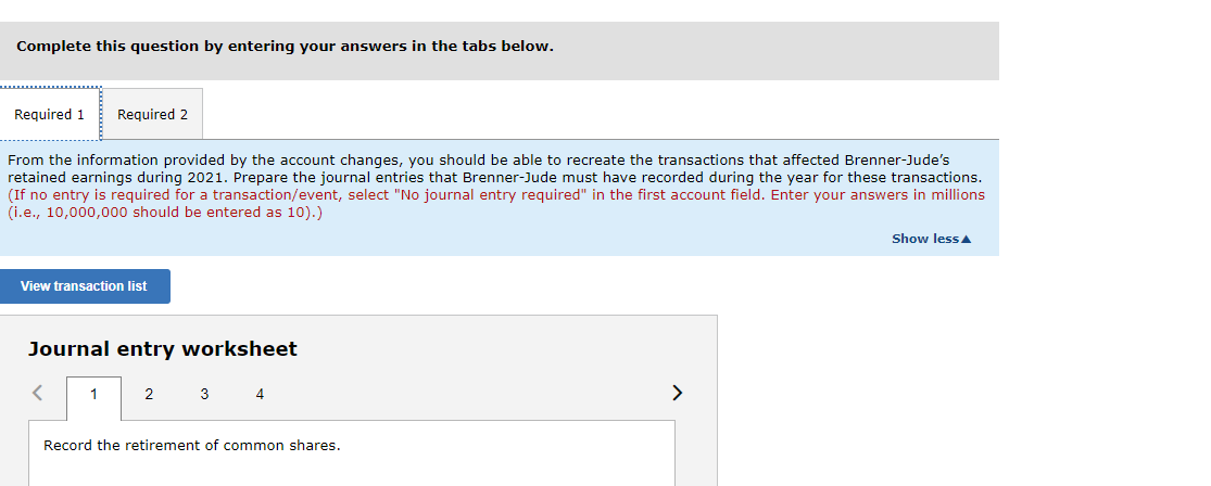 Solved Exercise 18-17 (Algo) Transactions affecting retained | Chegg.com