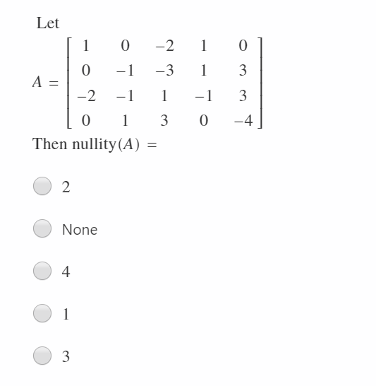 Solved Let 1 0 -2 1 0 0 -1 -3 1 3 A = -2 -1 1 -1 3 0 1 3 0 | Chegg.com Solved Let 1 0 -2 1 0 0 -1 -3 1 3 A = -2 -1 1 -1 3 0 1 3 0 | Chegg.com