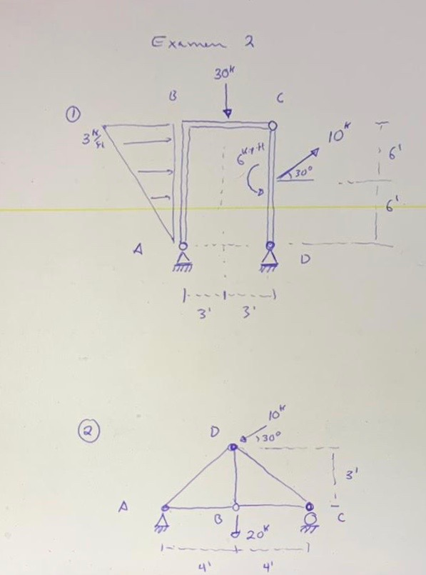 Solved Problem # 1 - Draw the FBD of the rigid bodies and | Chegg.com