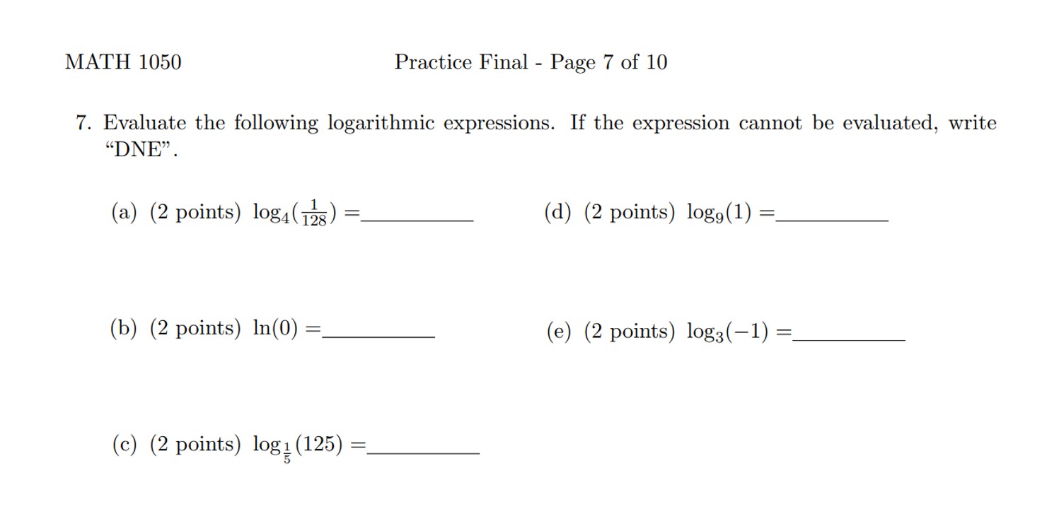 Solved Evaluate the following logarithmic expressions. If | Chegg.com