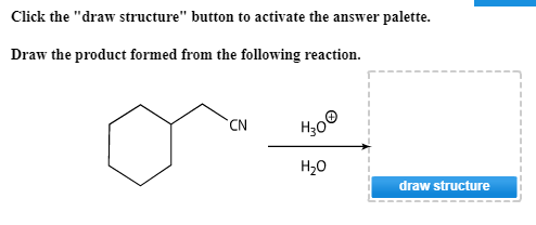 Solved Click the "draw structure" button to activate the | Chegg.com