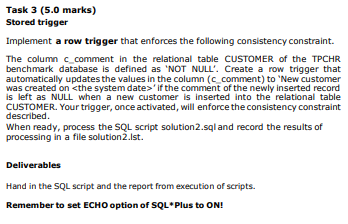 Solved Assignment Specification: Task 1 (5.0 marks) Indexing | Chegg.com