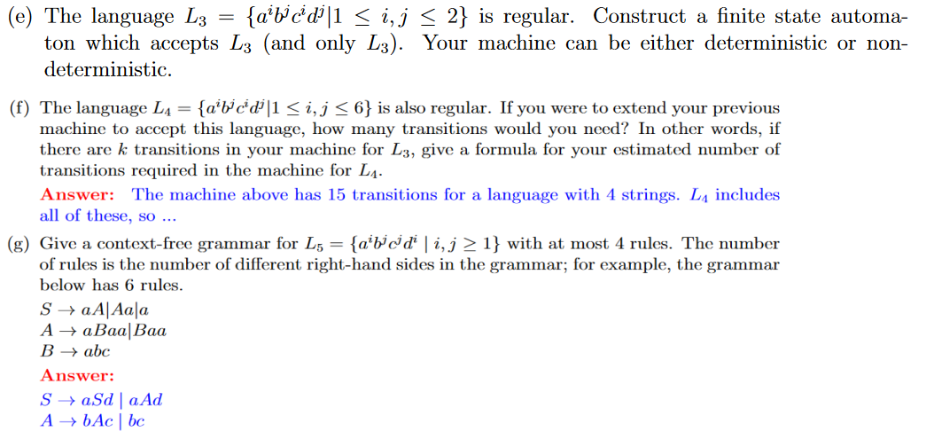 Solved "COSC1107 Computing Theory Sample Exercise 2021 Q6 e) | Chegg.com