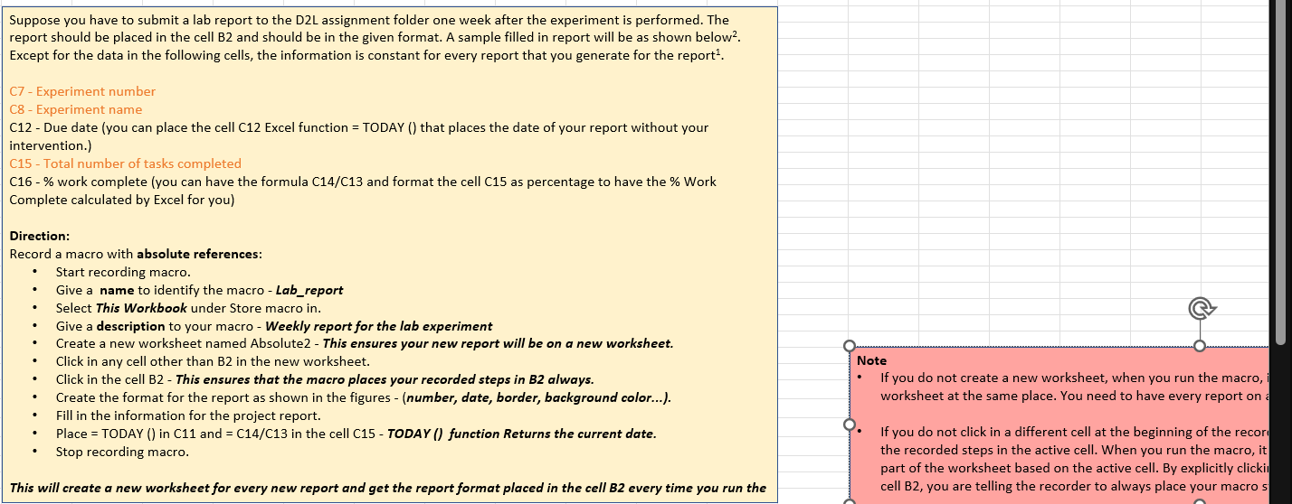 Suppose you have to submit a lab report to the D2L | Chegg.com