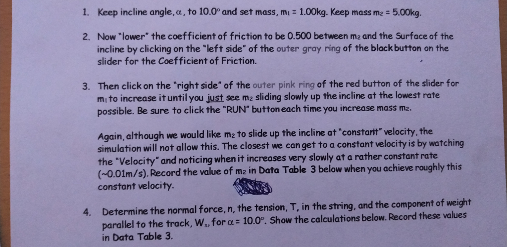 Atwood's Machine & Inclined Plane with Friction 2 | Chegg.com