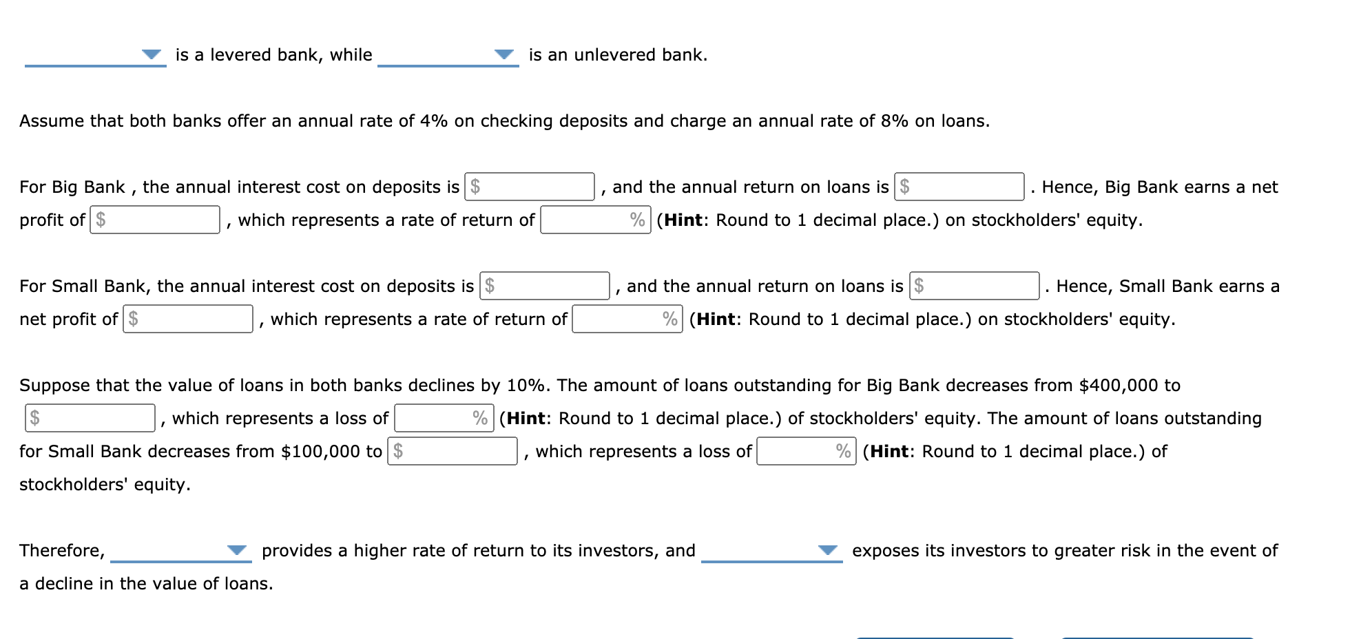 Solved The following tables show the balance sheets of two | Chegg.com