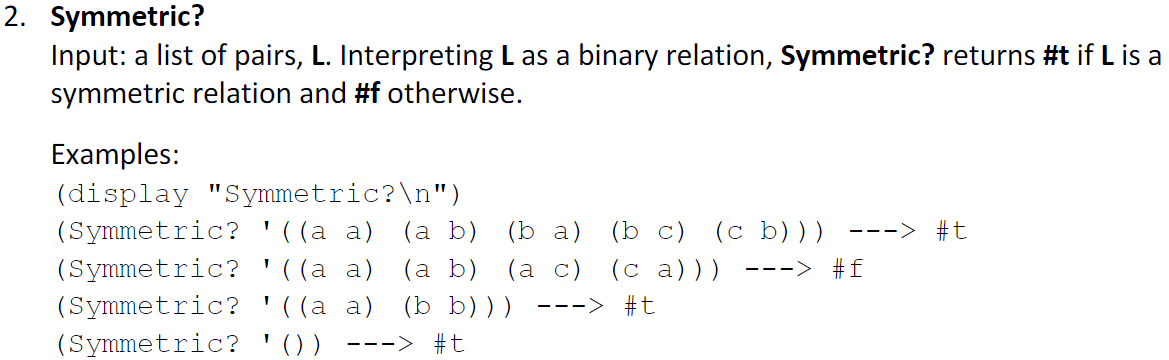 Implement The Following Racket Function You Must